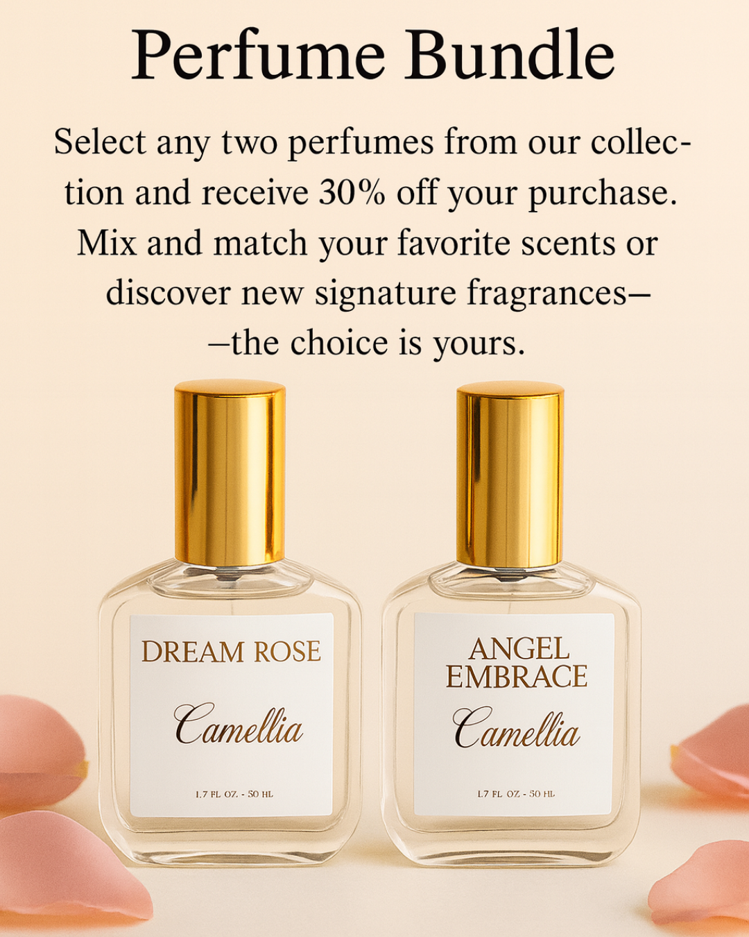 Perfume Promotion – Camellia Lux Scents