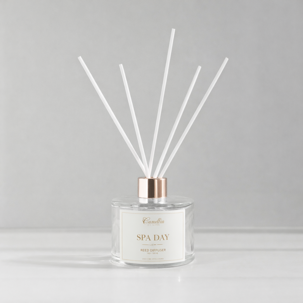 Spa Day diffuser- Luxury Reed Diffuser – Camellia Lux Scents